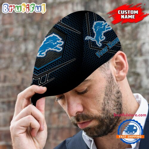 NFL Detroit Lions Classic Jeff Cap, Football Team Versatile Jeff Cap