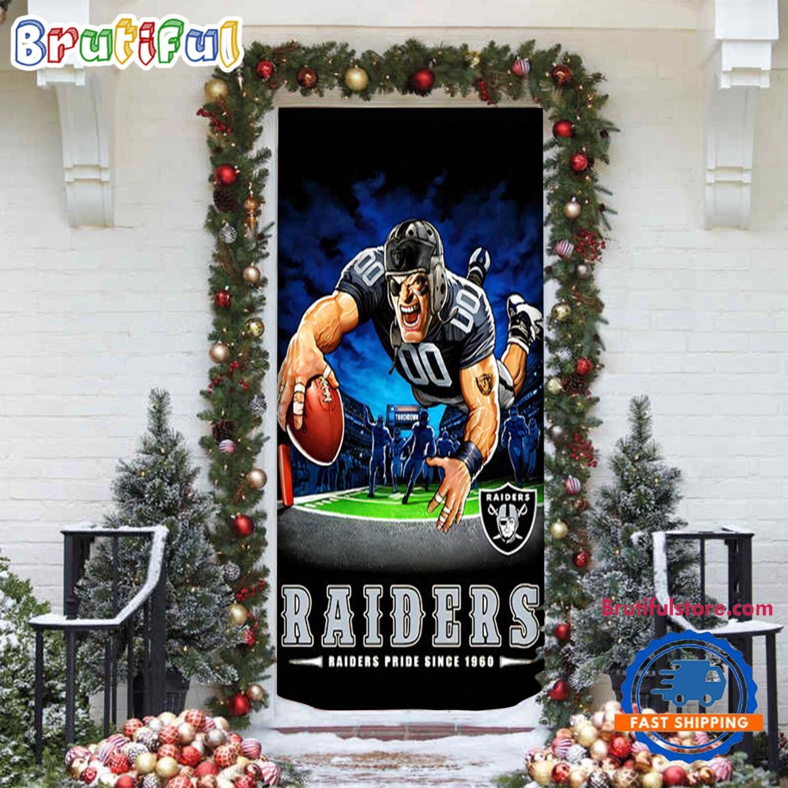 NFL Las Vegas Raiders Celebrating 65 Years Football Hoodie