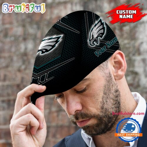 NFL Philadelphia Eagles Classic Jeff Cap, Football Team Versatile Jeff Cap