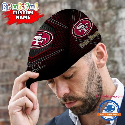 NFL San Francisco 49ers Classic Jeff Cap, Football Team Versatile Jeff Cap