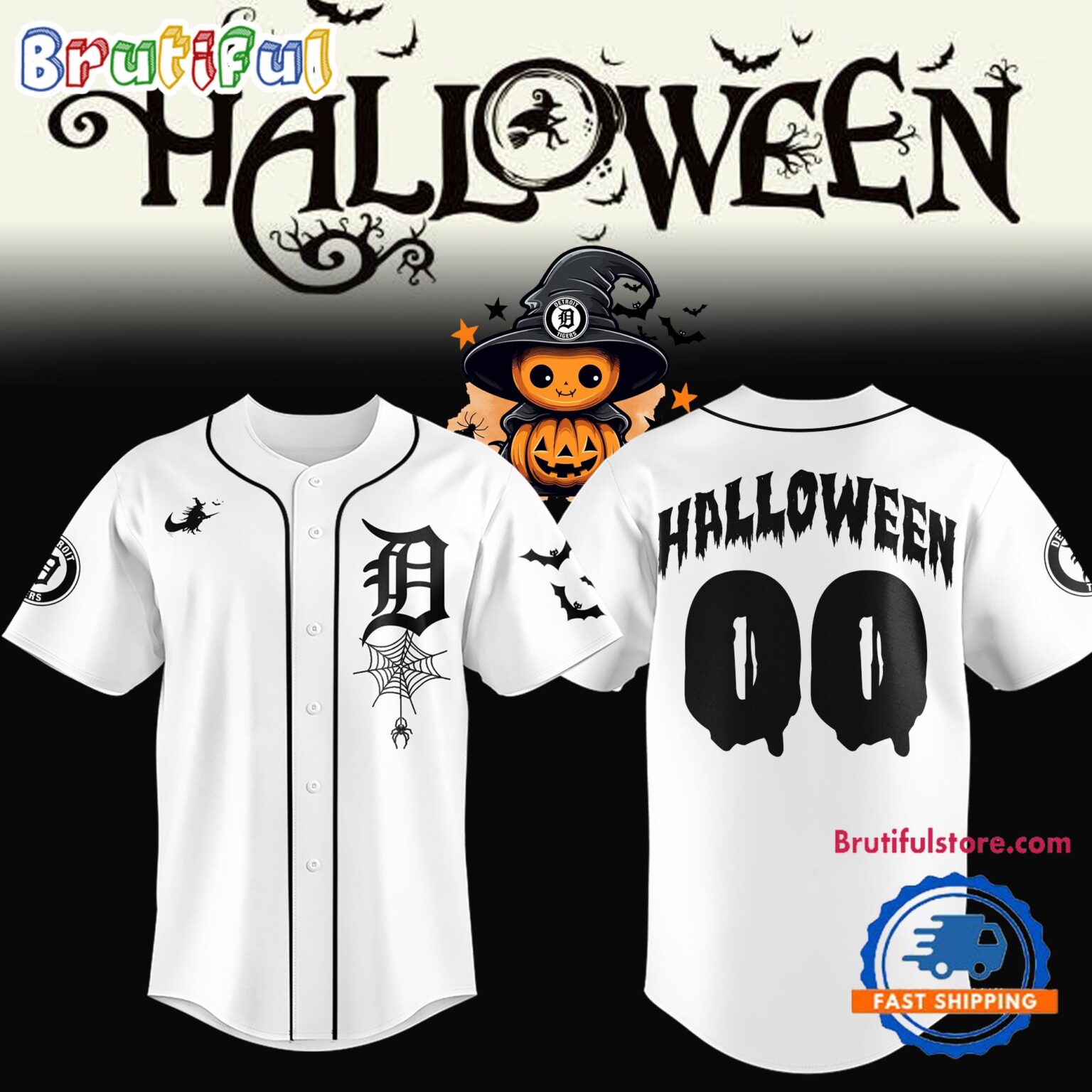 MLB Detroit Tigers Watch Black Fashion Watch Baseball Game