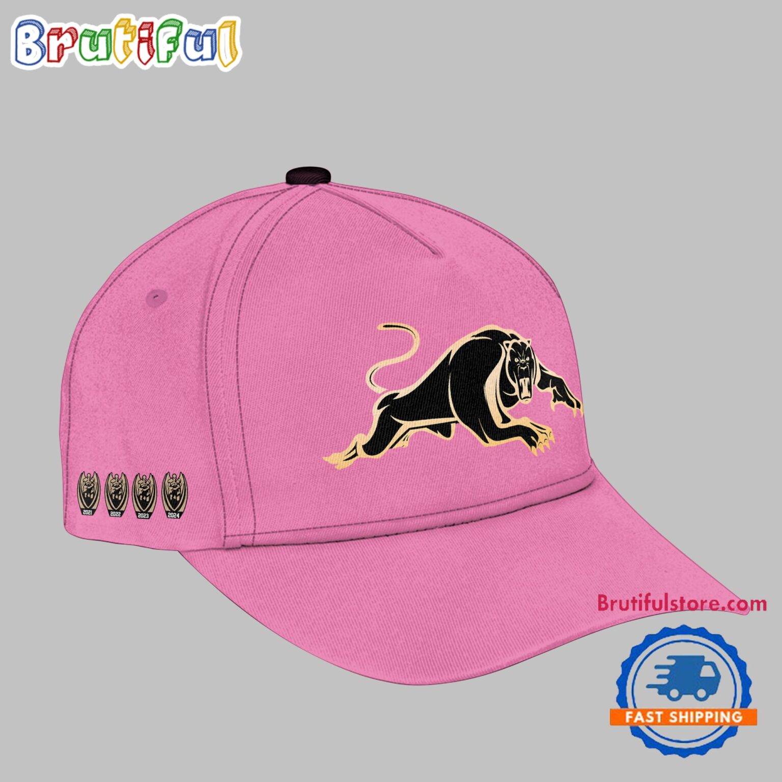 Penrith Panthers NRL Champions 2024 Premiers 4 In A Row Signature Pink ...
