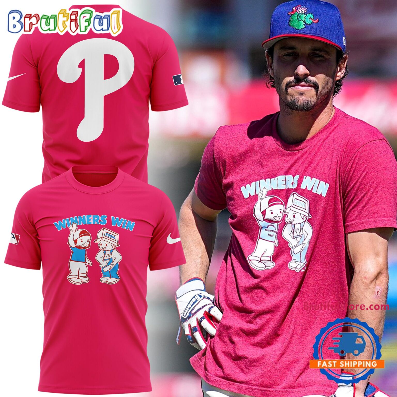 Philadelphia Phillies Special Limited Edition Winners Win T Shirt
