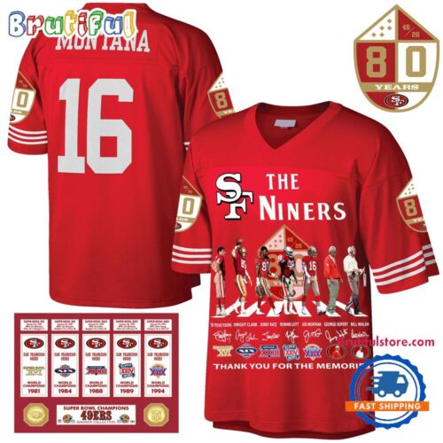 San Francisco 49ers The Niners 2025 Football Jersey