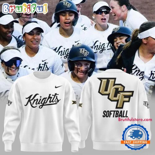 UCF Knights Softball 2025 New Design White Sweatshirt