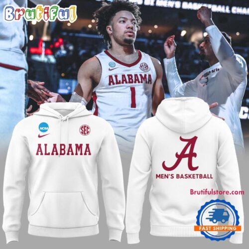 Alabama Crimson Tide Special New White Uniform Hoodie