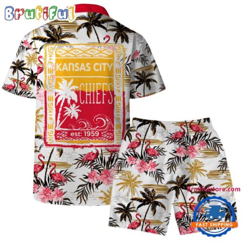 Customized NFL Kansas City Chiefs Hawaiian Shirt Summer Football ...