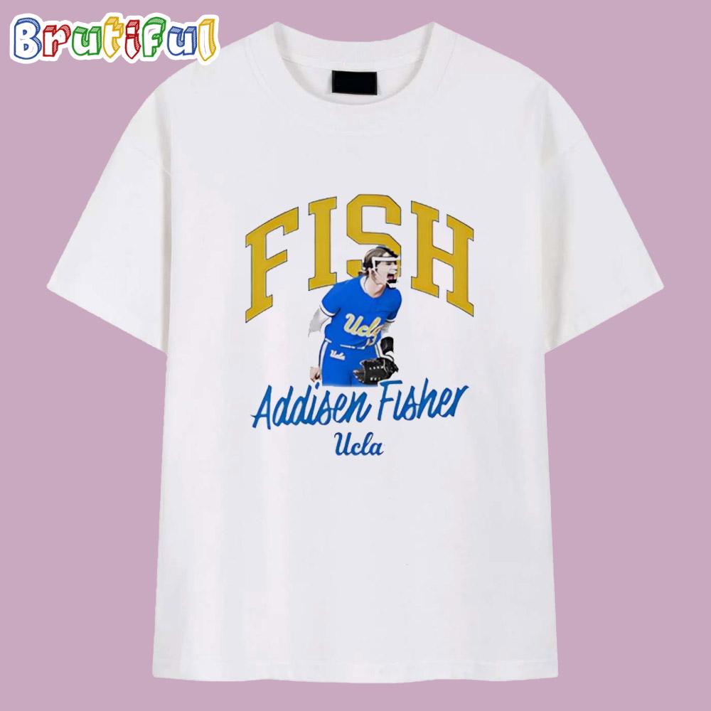 Addisen Fisher Fish UCLA Softball Illustrated T Shirt