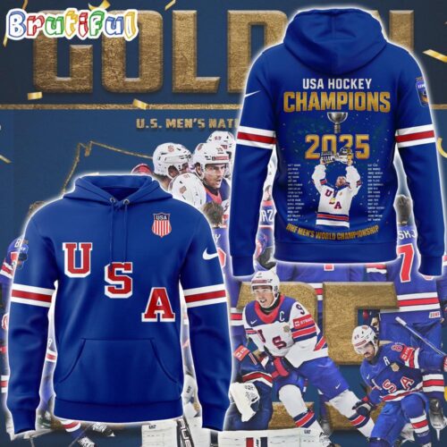 USA Hockey 2025 IIHF Men's World Championship 3D Hoodie