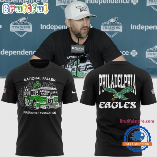 Philadelphia Eagles 2025 National Fallen Firefighters Foundation T Shirt